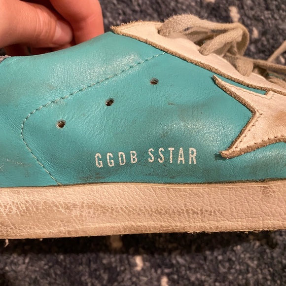 Golden Goose | Shoes | Golden Goose Blue Low Tops | Poshmark